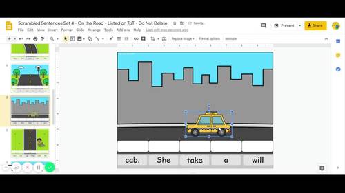 Scrambled Sentences Google Slides™ | Mixed-Up Sentence Building ...