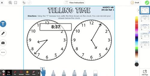 Telling Time to the Nearest Minute Activity by Resigned and Renewed