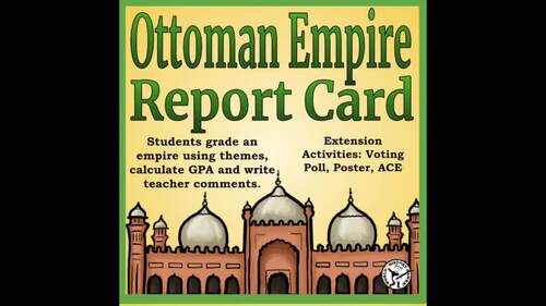 Islamic Gunpowder Empires Report Card Unit Bundle Reading Passages ...