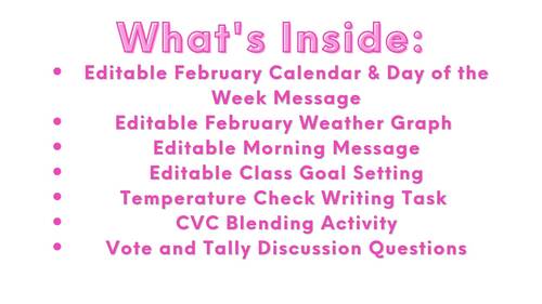 No PREP Digital February Morning Meeting Pack *UPDATED for 2026 and Beyond*