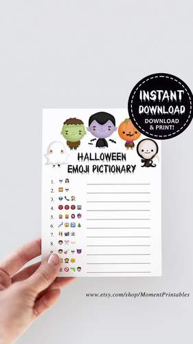 12 Halloween Games, Halloween Printables, Halloween Games Bundle