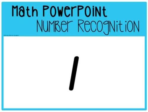Math Warm Up PowerPoint: Numbers 1-10 by Cherry Blossom Creations