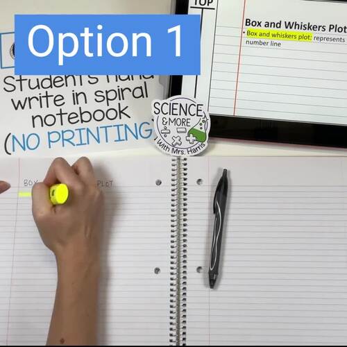 Math Notebook- Circle Graphs PowerPoint Google Slides & Notes | TPT