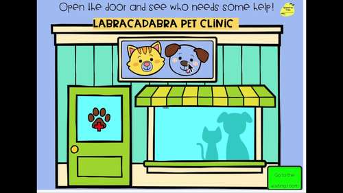 Pet Vet Animal Hospital for Speech Therapy by Speechie Trish | TPT
