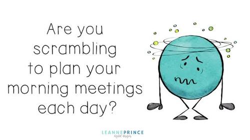 Morning Meeting Slides for the Entire Year by Leanne Prince | TPT