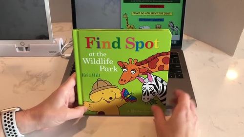 FIND SPOT AT THE WILDLIFE PARK (ZOO), DIGITAL BOOM CARDS, BOOK COMPANION