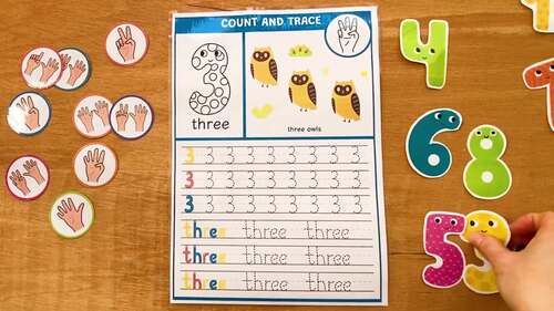 Numbers Busy Book, Learning Numbers Busy Book for Toddlers PDF, Worksheets
