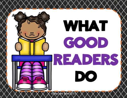 Reading Strategies "What Good Readers Do" Posters by Snips and Snails
