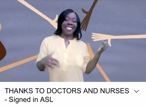 Thanks To The Doctors And Nurses - Music Video (ASL VERSION) | TPT
