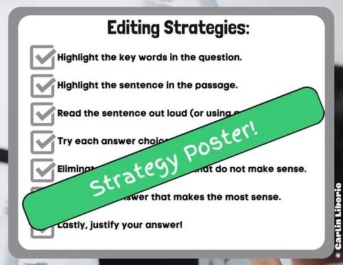 6th Grade EDITING Set #7 STAAR Practice integrated with Social Studies TEKS