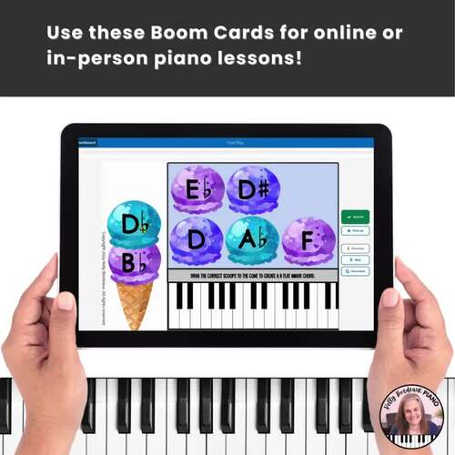 Minor Root Position Chords BOOM™ Cards - Stacking Ice Cream Scoop Minor ...