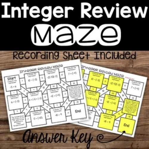 No Prep Algebraic Expressions Review Maze by Jillian Fernandez | TPT