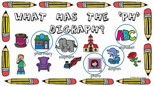 Consonant Digraph PH Worksheets, game and PPT Slides by Miss YCWang