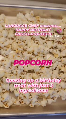 LANGUAGE CHEF| Happy Birthday Edition| Language Skills| Cooking| Visual ...