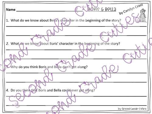 Boris and Bella characters, lessons learned, Halloween activities