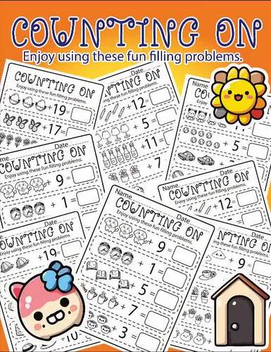 Counting On Math Worksheets for Addition Practice - Fun and Engaging ...