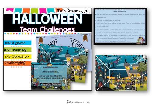 Halloween Team Challenge I Escape the room I Team Building | TPT