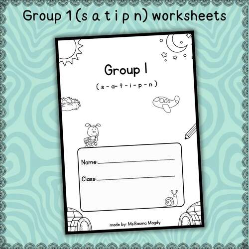 Jolly Phonics Aligned Group 1 | s a t p i n | Phonics Worksheets ...