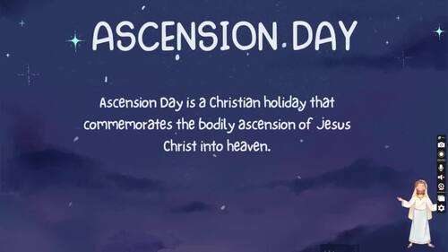 Ascension Day of Jesus PowerPoint slides Lesson Quiz for 1st2nd 3rd