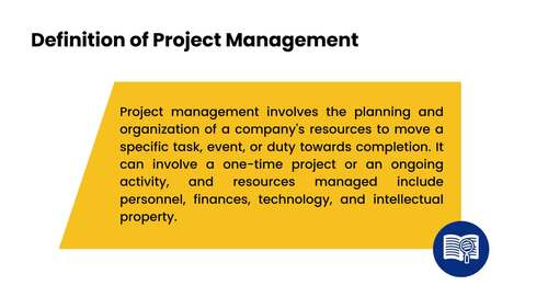 Ready Made Presentation Project Management Light Bulb Blue Theme Ready ...