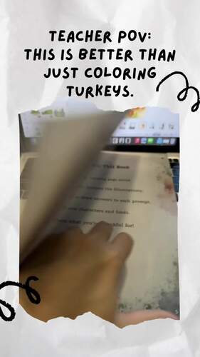 Thanksgiving Storybook Keepsake | Gratitude & Sharing SEL Writing ...