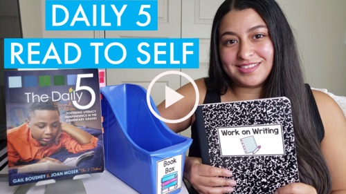 Daily 5 Read to Self VIDEO by MrsGalvan CVC words | TPT