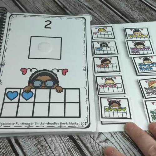 VALENTINE'S DAY COUNTING ADAPTED BOOK by Snicker-doodles Pre-k Market