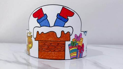 Christmas Crown Craft - Coloring and DIY Activity for PreK & K | Hats ...