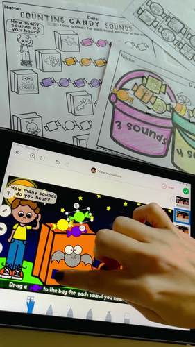 October Phonological Awareness - Google Slides & Seesaw - Printable