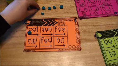 Short Vowel Phonics Fluency Strips by Fun Hands-on Learning | TpT