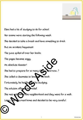 Guided Literacy Leveled Passage Lesson by Words Aside | TPT