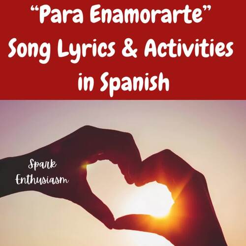 Para Enamorarte Song Lyrics & Activities in Spanish - CNCO Musica