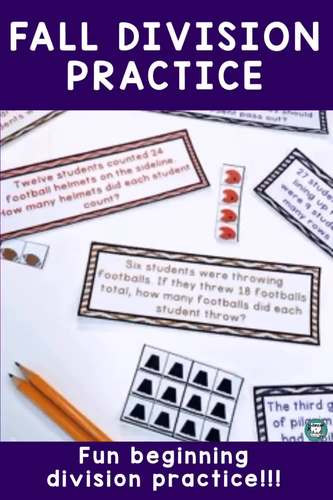 Thanksgiving Division Word Problems | Thanksgiving Division Math Worksheets