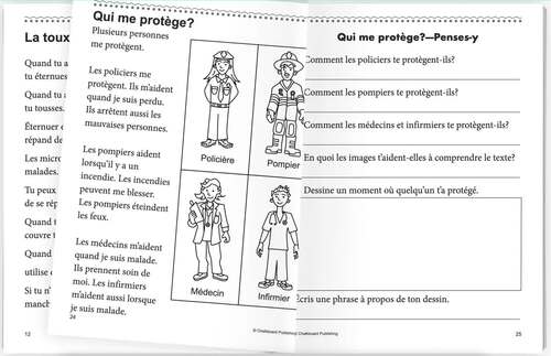 Grade 1 French Reading Worksheets Canadian French Daily Science Grade