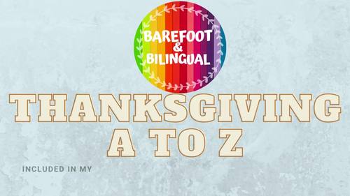 Thanksgiving Clipart A to Z - Thanksgiving Beginning Sounds Clipart