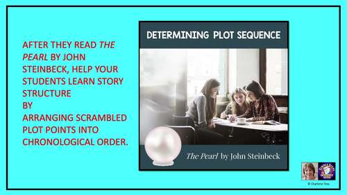 Plot Sequence of The Pearl Worksheets for Distance Learning by Charlene ...