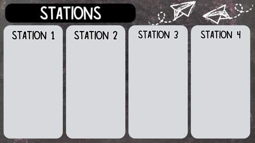 Chalkboard Morning Meeting Slide Templates l Chalkboard Decor l ...