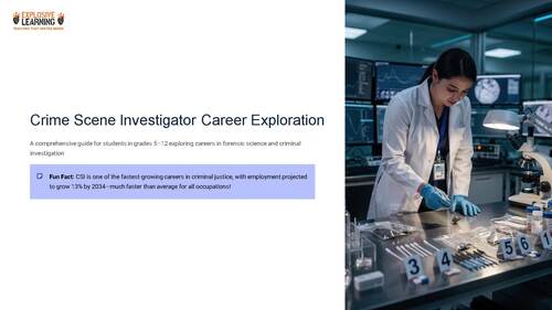 Crime Scene Investigator Csi Career Exploration 101 Role Skills Salary...
