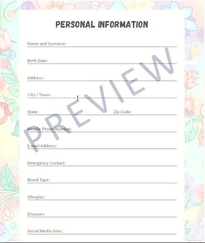 2026 Editable Teacher Planner | Floral | Modern Printable Organizer Binder