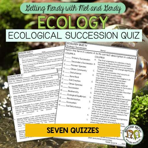 Ecology | Ecosystems | Cycles in Nature | Ecological Succession Quiz ...