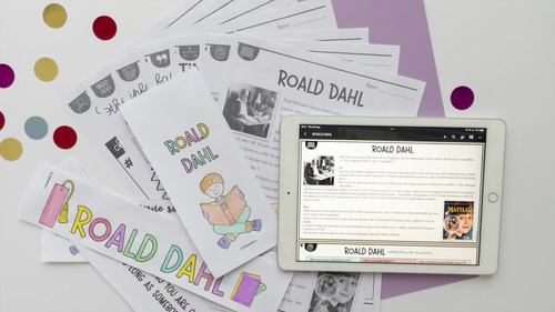 Roald Dahl Day Biography Set - Reading, Differentiated Activities, Brochure