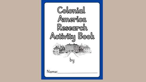 Colonial America Research by Marci Straub | TPT