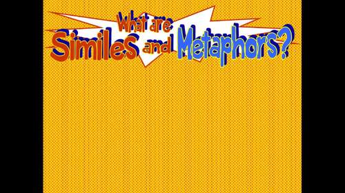 Similes and Metaphors PPT Common Core Grade 2 - 5 by Fun Learning for All