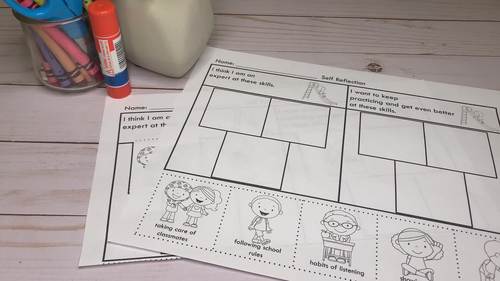 Student Self Assessment | Growth Mindset Self Reflection Activity for ...