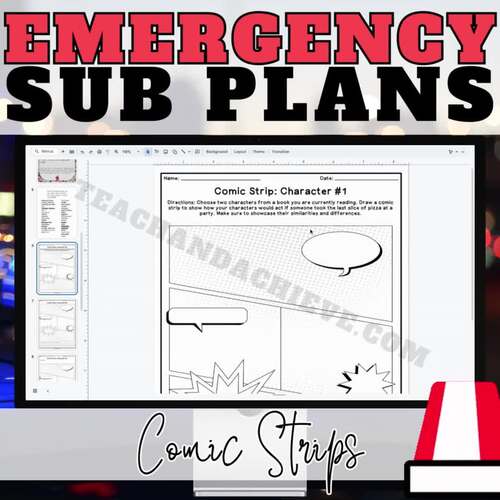 Editable Compare and Contrast Worksheet, Graphic Organizer | Sub Plan ...