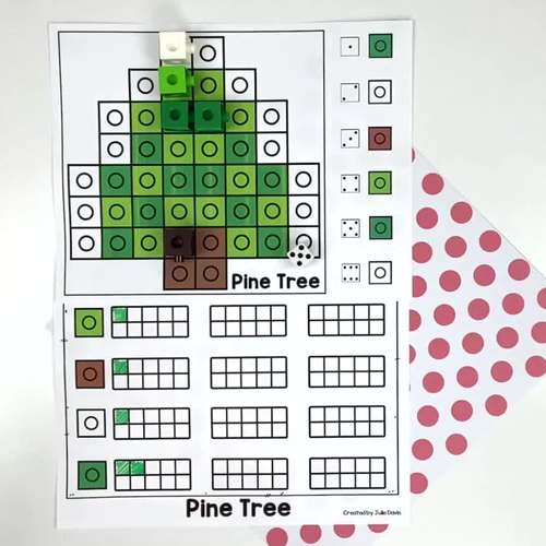 Winter Math Games and Ten Frames Activities | January Counting Practice