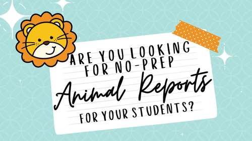 Animal Report Template | Adaptations, Classifications, Habitat, Opinion ...