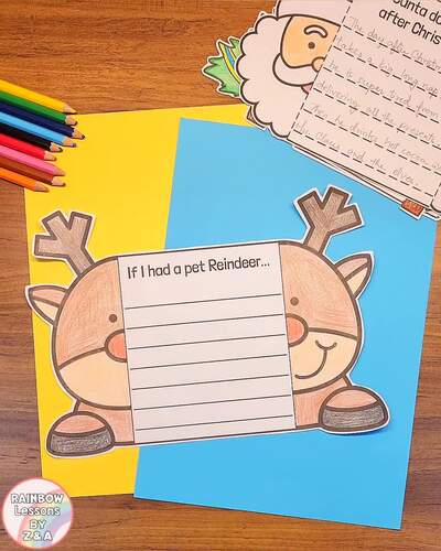 Christmas Writing Craft | Christmas Writing Activity | Christmas Craftivity