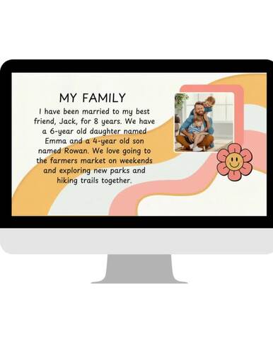 Editable Back to School Night Canva Presentation | Retro Colorful Open ...