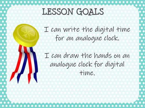 Explicit Instruction Lesson Telling Time To Half Hour Clocks | TPT
